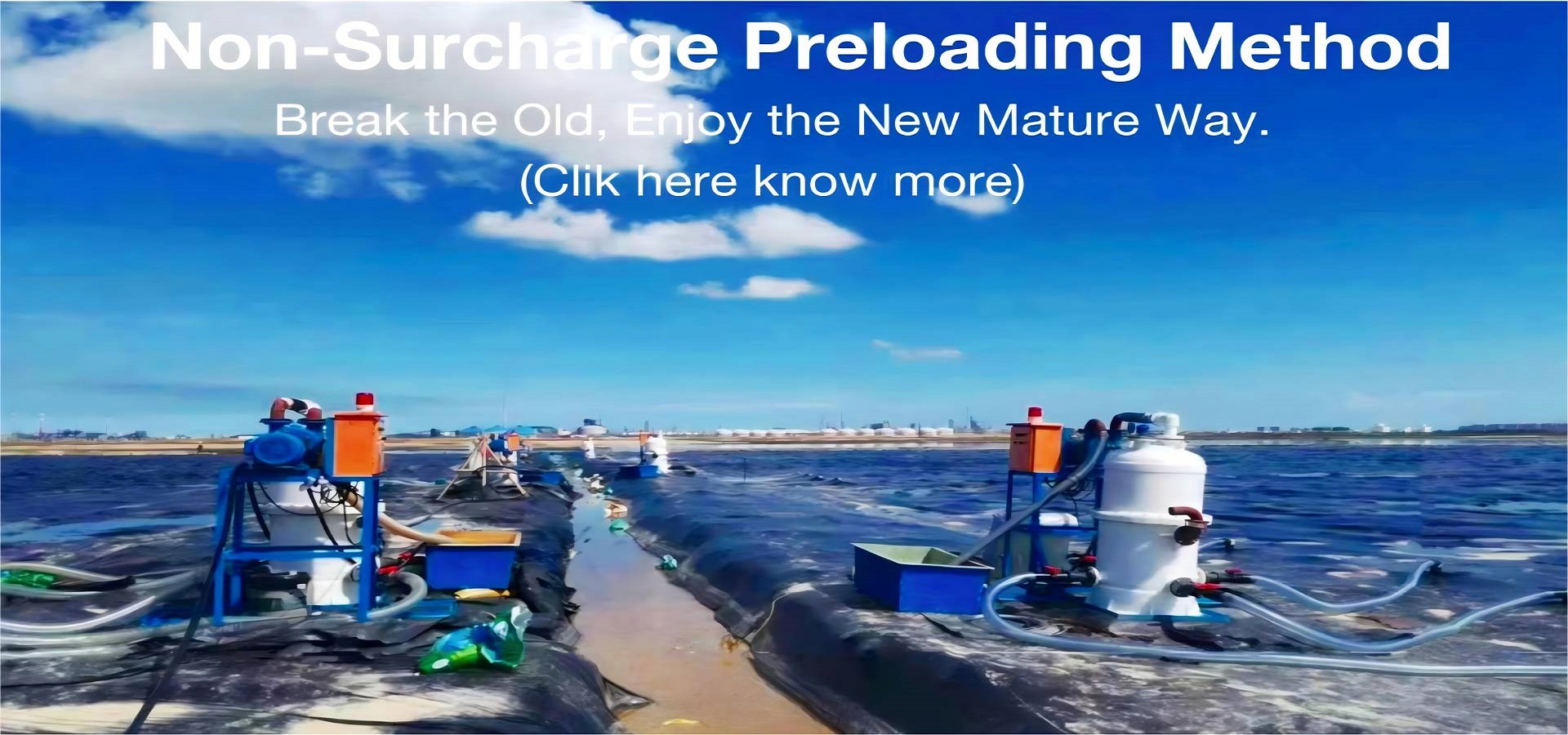 Vertical Wick Drain, Vacuum Preloading, PVD Mast, Tower Crane ...