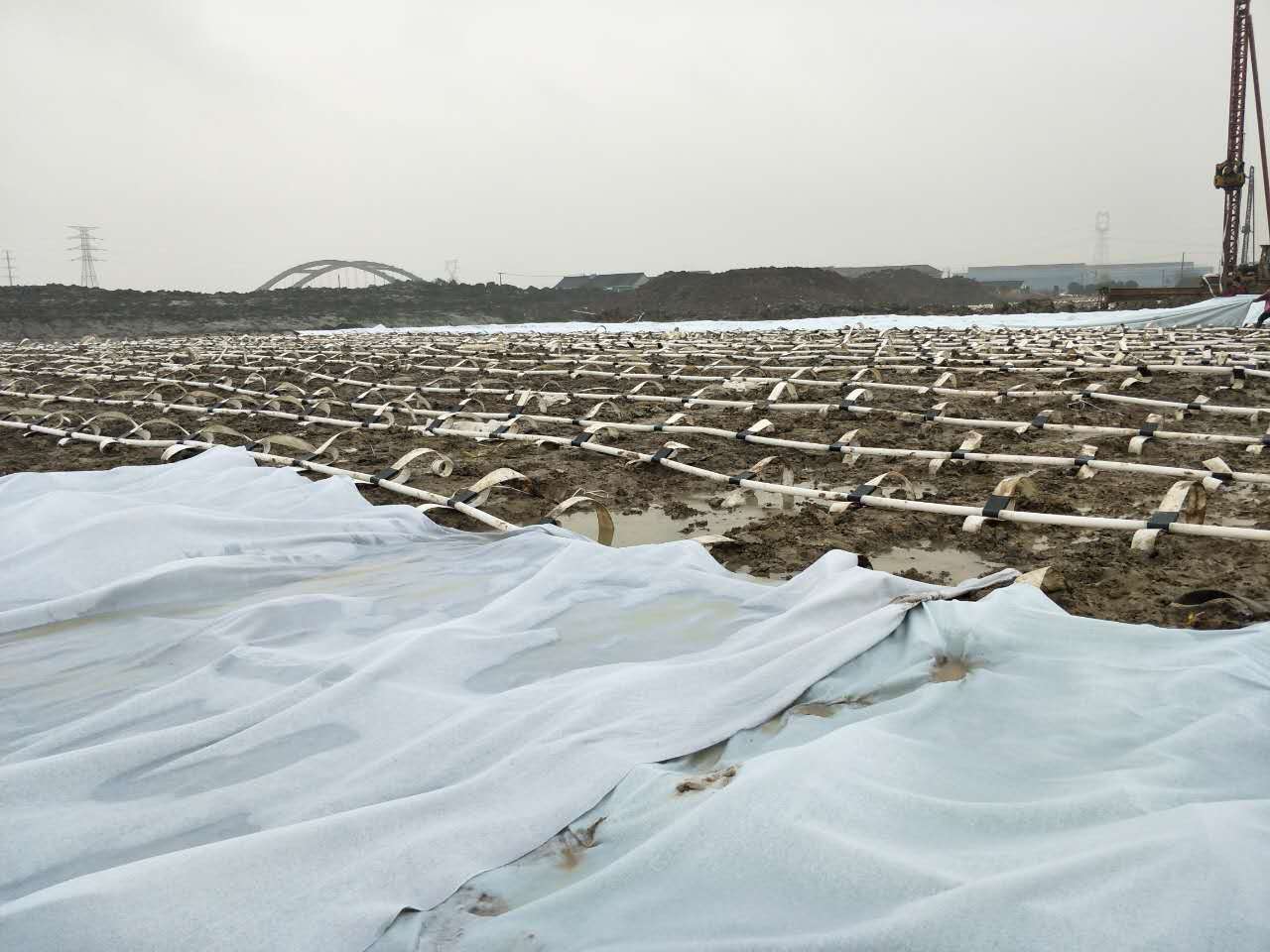 Vertical Wick Drain, Vacuum Preloading, PVD Mast, Tower Crane ...